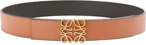 Loewe Ceinture r&eacute;versible Anagram en cuir de veau lisse