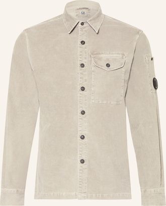 C.P. Company Cordhemd Extra Slim Fit gruen
