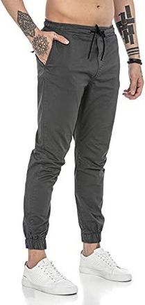 Red Bridge Pantalon pour Homme Jogger Pants Chino Coton Gris S