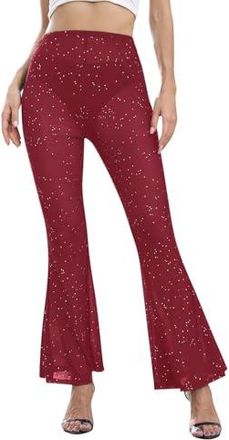 Generic Pantalon Bleu &Eacute;lectrique Femme Mom Skinny Parachute Imprim&eacute; D&eacute;contract&eacute; Eph Couleur Tr&egrave;s Paperbag &Eacute;vas&eacute;e Ballon Ivoire Palazzo Telephone Essentials Tr