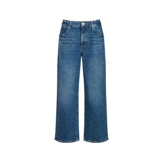 7 For All Mankind Jean droit &agrave; strass