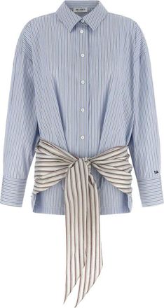 The Attico Femme, Blouses et Chemises, Bleu, Taille: 38 FR Bodysuit Style Chemise