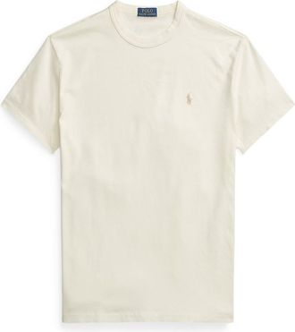 Ralph Lauren T-Shirt aus Baumwolle mit Logo-Aufn&auml;her, Classic Fit in