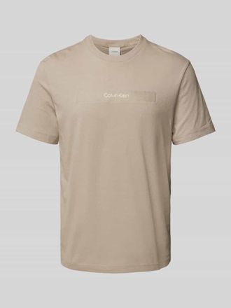 Calvin Klein T-Shirt mit Label-Stitching Modell EMBROIDERY