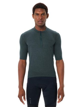 Vaude T-Shirt Mens Kuro HZ Tricot (1-tlg) atmungsaktives und schnelltrocknendes Radshirt