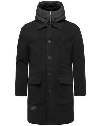 Stone Harbor Trenchcoat Thiagoo XX Kurzmantel in Wollmantel-Optik mit herausnehmbaren Inlay
