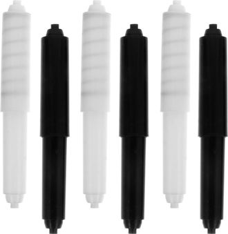 Cabilock 6 St&uuml;ck Teiliges Einziehbare Toilettenpapierhalter Ersatzrollen f&uuml;r Hotel Papierhalter Langlebig und Einfach zu Wechseln mit Zentralem Schaft Kunststo