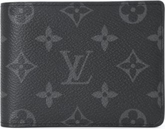 Louis Vuitton Pre-owned Monogram Eclipse Bi-fold Wallet - Homme - Pre-owned - Noir - Taille: ONE Size