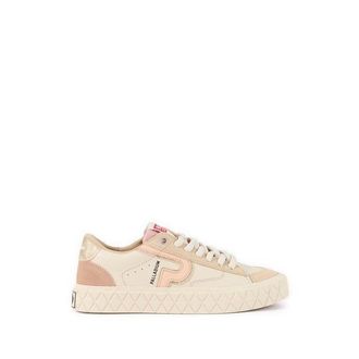 Palladium Baskets bi-mati&egrave;re compens&eacute;es en cuir m&eacute;lang&eacute;