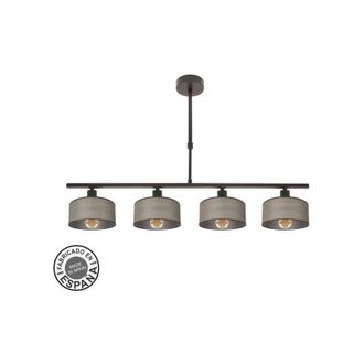 Fabrilamp gilda lampe 4xe14 braun regx76x14 cm