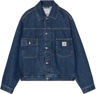 Carhartt Work in Progress Veste col classique en denim de coton
