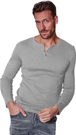 H.I.S Langarmshirt mit aufwendiger Knopfleiste