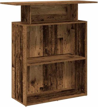 vidaXL Vidaxl - Empfangstheke Altholz-Optik 100x40x104 cm Holzwerkstoff