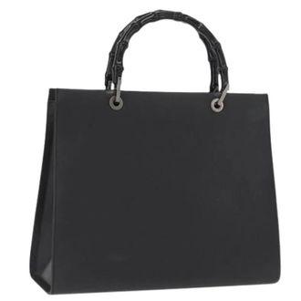 Gucci Sac &agrave; main vintage en cuir Pre-owned - Femme - Pre-owned - Noir - Taille: ONE Size