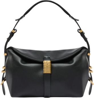 Pinko Pinko, Femme, Sacs, Noir, Taille: ONE Size Saddle Baguette Mini
