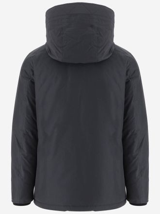 Woolrich Cotton Blend Logo Jacket - Gray