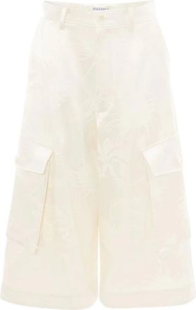 J.W.Anderson Femme, Shorts, Blanc, Taille: 34 FR Wide Leg Cargo Shorts