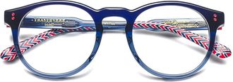 Etnia Barcelona lunettes de vue à monture ronde - Bleu