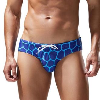 Generic Maillot de bain pour homme - Triangle - S&eacute;chage rapide - Tendance - Plage - Maillot de bain pour homme, bleu fonc&eacute;, XXL