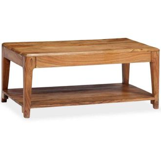 vidaXL Couchtisch Massivholz 88x50x38 cm Vidaxl
