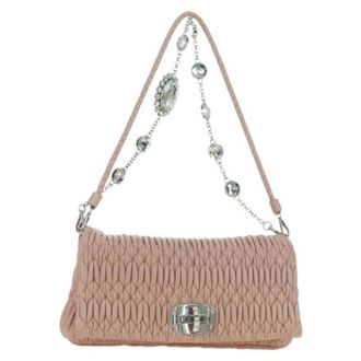Miu Miu Sac port&eacute; &eacute;paule Pre-owned - Femme - Pre-owned - Rose - Taille: ONE Size