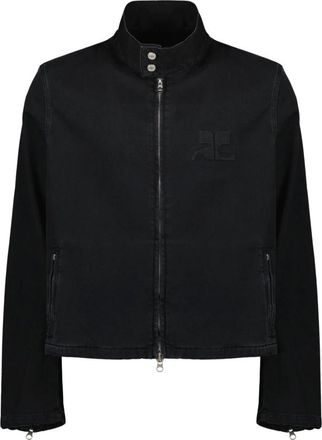 Courr&egrave;ges Homme, Vestes, Noir, Taille: XL City Shadow Denim Jacket