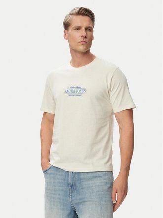 Jack & Jones Jack & Jones T-Shirt Cassis 12295049 Creme Regular Fit