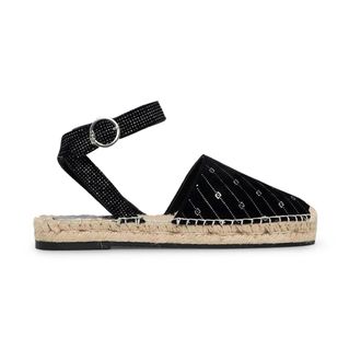Liu Jo Sandalen mit runder Zehenpartie und Kn&ouml;chelriemen - - Shoes - Damen - Schwarzk - 36 EU