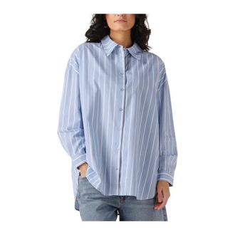 MY ESSENTIAL WARDROBE Damen, Blusen & Hemden, Blau, XSGr&ouml;&szlig;e