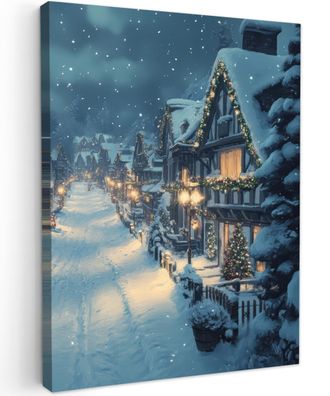 MuchoWow © Weihnachtsdeko Wandbilder 50x70 cm Home Deko Wohnung Bild Wohnzimmer Weihnachtsgeschenke Fotoleinwand Wand Bilder Leinwand Wall Decor Geschenk Weihn