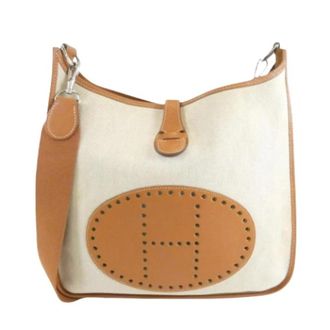 Herm&egrave;s Pre-owned Evelyne Schultertasche - - Pre-owned - Damen - Beige - ONE SIZE