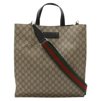 Gucci Sac cabas vintage doccasion - Femme - Pre-owned - Beige - Taille: ONE Size