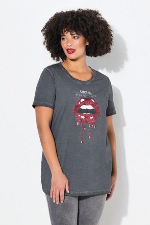 Angel Of Style T-Shirt T-Shirt Komfort Fit Lippen-Motiv