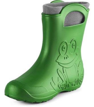 Ladeheid Damen federleichte Eva Gummistiefel Winter Regenschuhe gefüttert LA-CA-12 (Smaragdgrün, 36/37 EU)