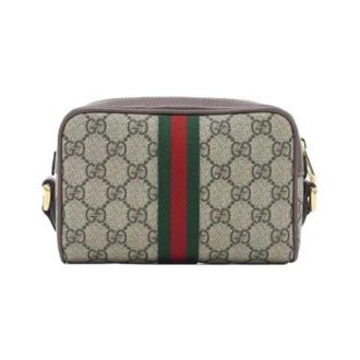 Gucci Pre-owned Ophidia GG Supreme Canvas Leder Schultertasche - - Pre-owned - Damen - Braun - ONE SIZE