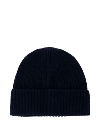 Stone Island Mens Virgin Wool Hat Midnight Blue