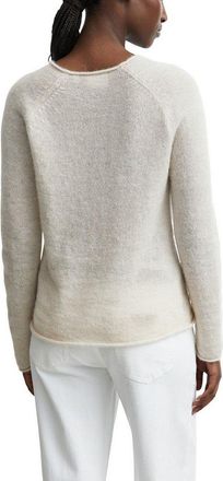 Comma Strickpullover U-Bootausschnitt, Raglan&auml;rmel