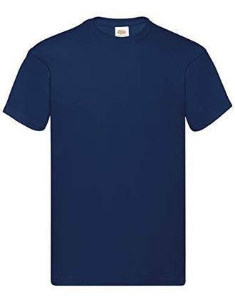 Fruit Of The Loom Fruit of The Loom - T-Shirt - Col Ras du Cou - Manches Courtes Homme - Bleu - XX-Large