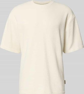 Redefined Rebel T-Shirt mit Strukturmuster und Rundhalsausschnitt Modell PETER