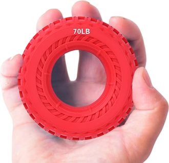 Generic Handkraft Trainer Zur St&auml;rkung Der Griffkraft,Handfl&auml;chen Massage Aus Silikon | Reifenring Zur Handkraftst&auml;rkung | Geeignet F&uuml;r, Sportler, M&auml;nner, Ehe