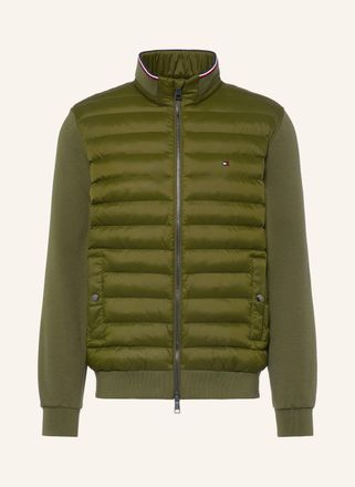 Tommy Hilfiger Steppjacke Im Materialmix gruen