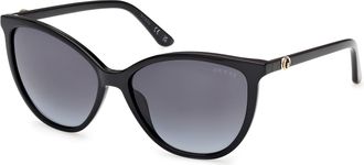 Guess GU00256 01B Shiny Black 58/15/140 - Gafas de sol para mujer
