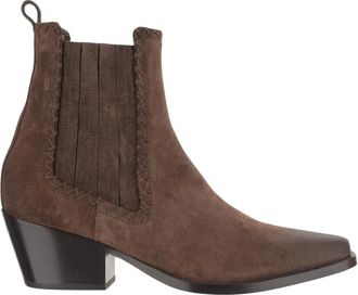 Sartore Sartore, Femme, Chaussures, Brun, Taille: 40 1/2 EU Mustang Bottines Chelsea en daim