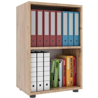 ebuy24 Holz B&uuml;ro Regal Aktenregal Ulas 2f