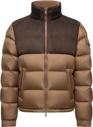 Moncler Doudoune courte en daim Cheverny