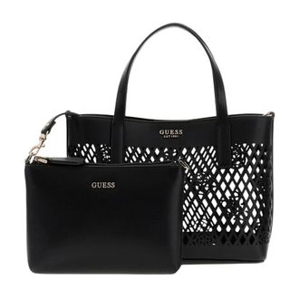Guess Femme, Sacs, Noir, Taille: ONE Size Letty 2 in 1 Mini Tote