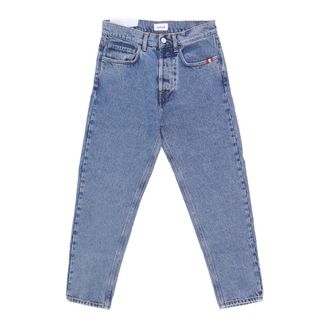 Amish Echte Stein Slim Fit Denim Jeans - - Jeans - Herren - Blau - W35
