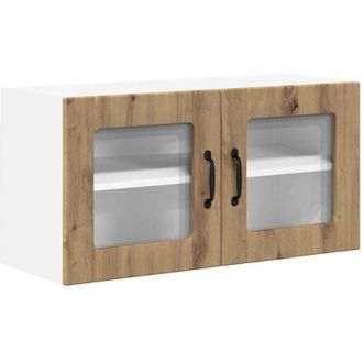 vidaXL vidaXL Armoire de cuisine Lucca Ch&ecirc;ne artisanal 80 x 31 x 40 cm