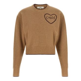 Chlo&eacute; Damen, Strickwaren, Beige, SGr&ouml;&szlig;e