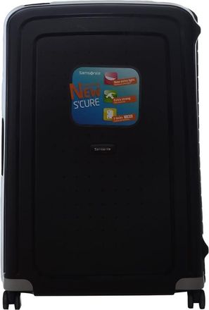Samsonite SCure - Hartschalenkoffer 75 cm Gro&szlig; - Trolley Koffer mit 4 Rollen, TSA-Schloss, Leicht - 102 L - Schwarz (Black)
